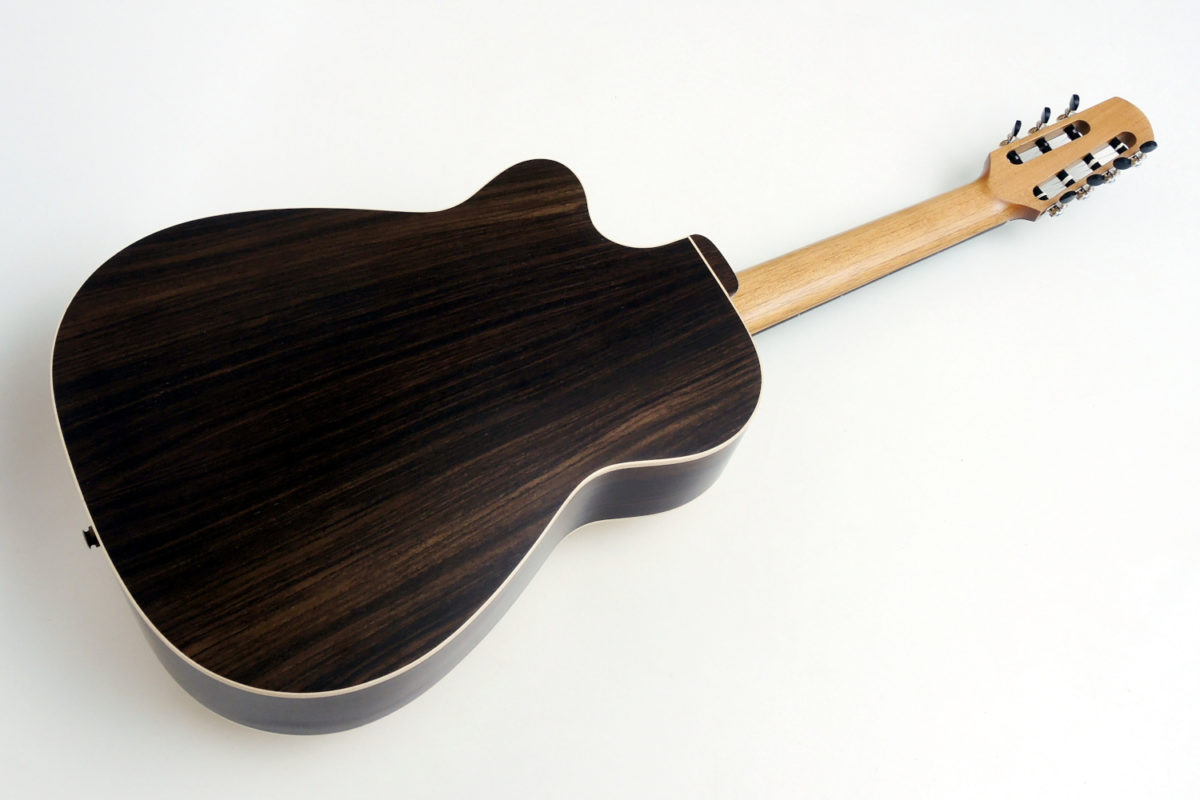 Classic Crossover 7-String Multiscale Guitar with Pickup and Cutaway ...