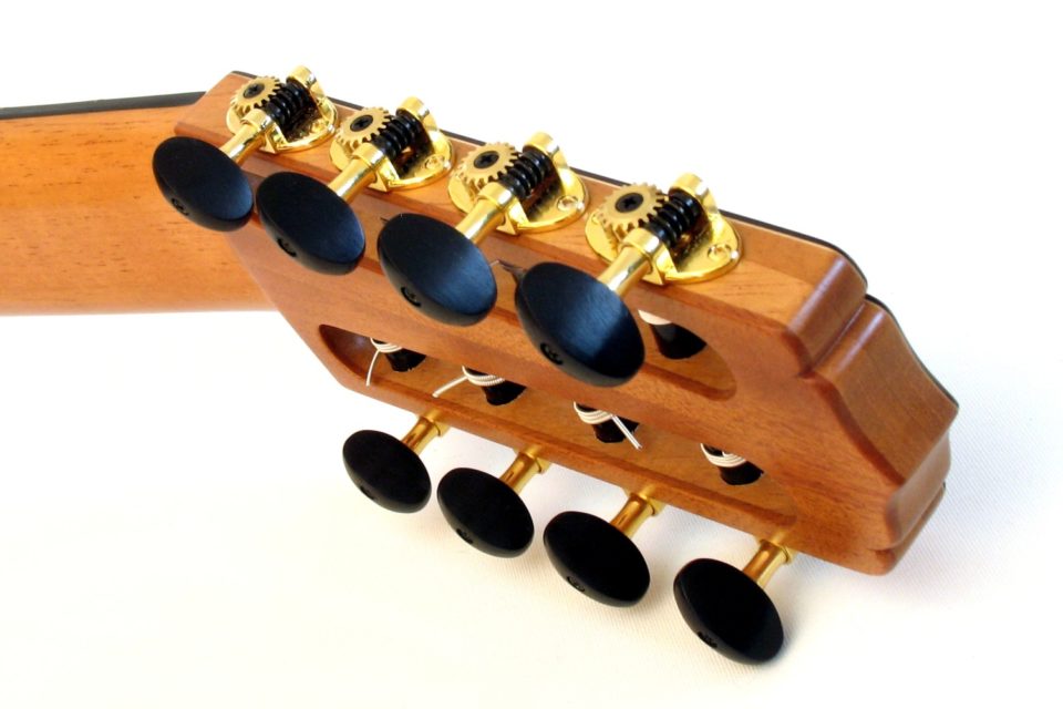 8-string Classical Guitar with Cutaway, Fanned Frets and Pickup - Stoll ...