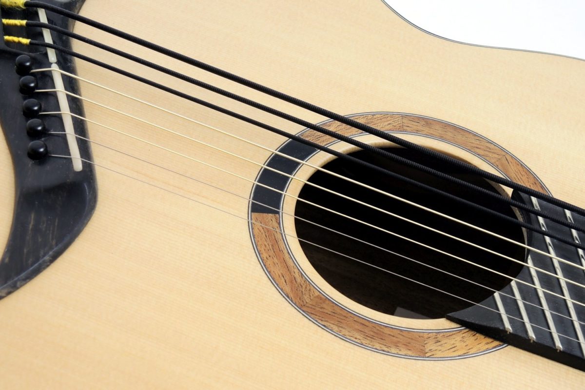 Hybrid 8-String Guitar 3 Basss 5 Steel Strings Stoll Guitars