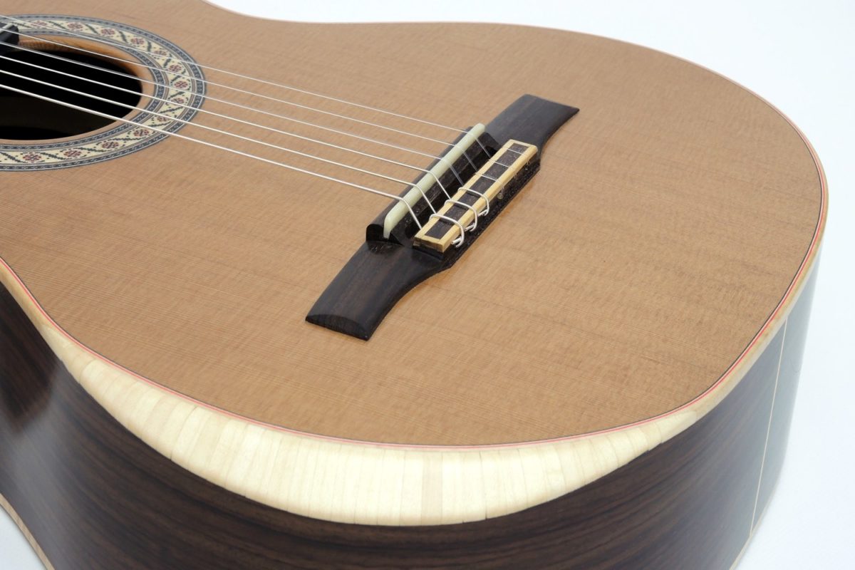 Small Classical Guitar with Bevel, 580 mm Scale Length - Stoll Guitars